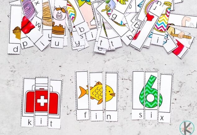 FREE Printable Kindergarten Literacy Worksheets and Activities