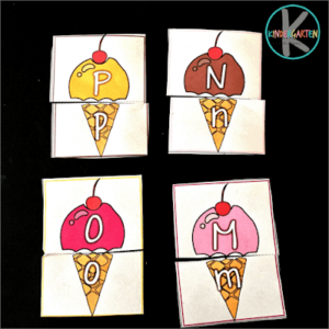 I is for Ice Cream Handprint Craft for Summer