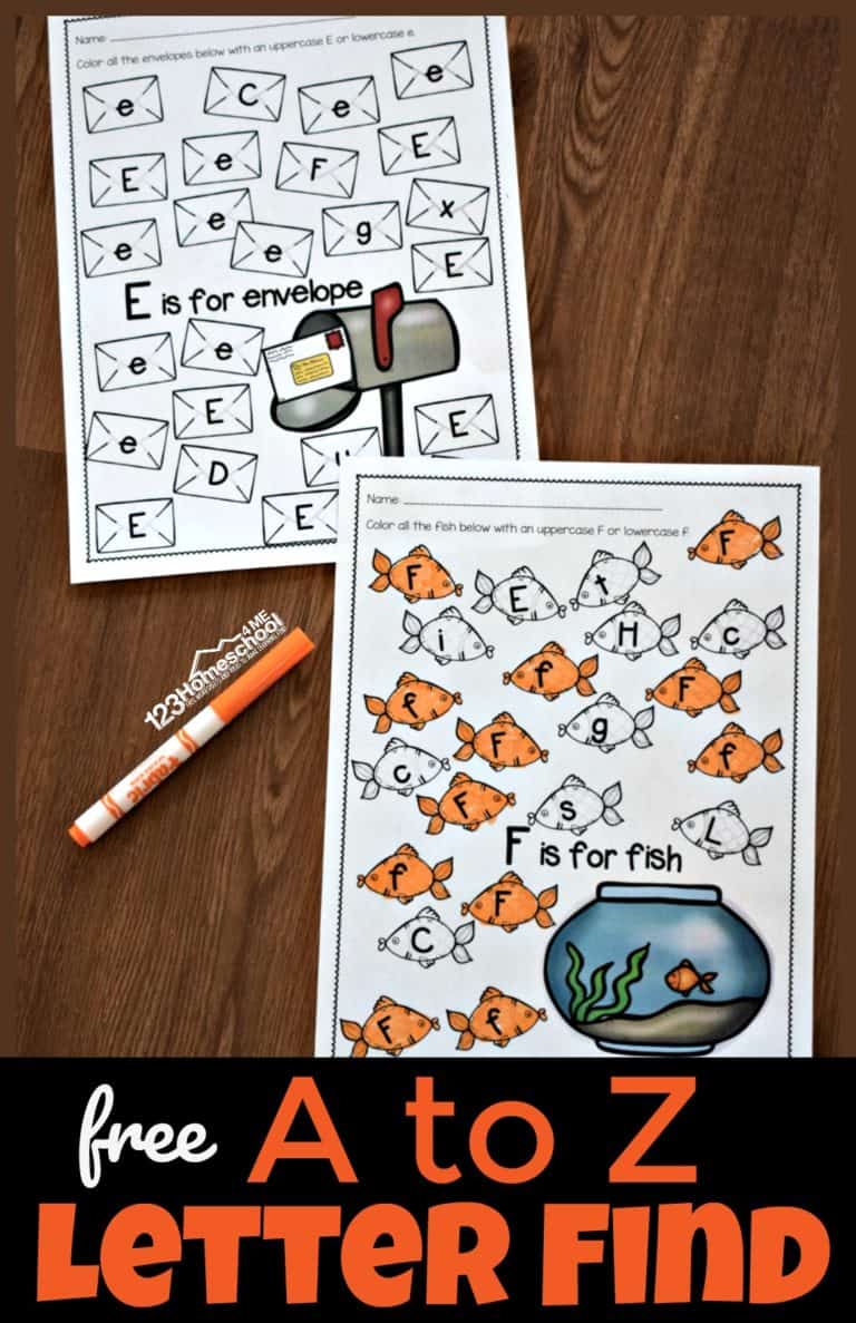 FREE Printable Fill in the Missing ABC Letters Alphabet Worksheets
