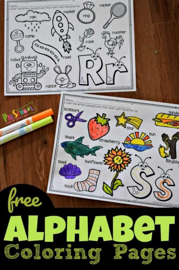 FREE Printable Alphabet Dab Activity Worksheets