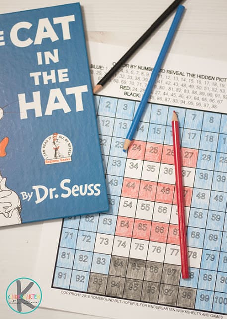 FREE Printable Cat in the Hat Math Worksheets