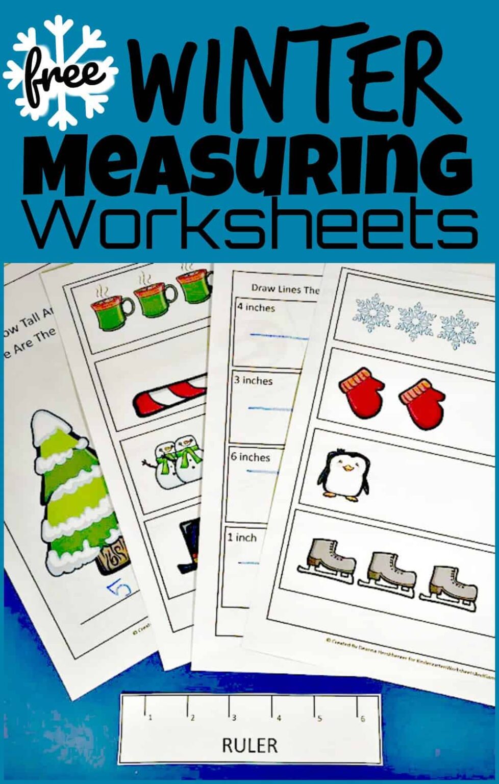 ️ FREE Snow Globe Letter Find - Winter Worksheets for Kindergarten