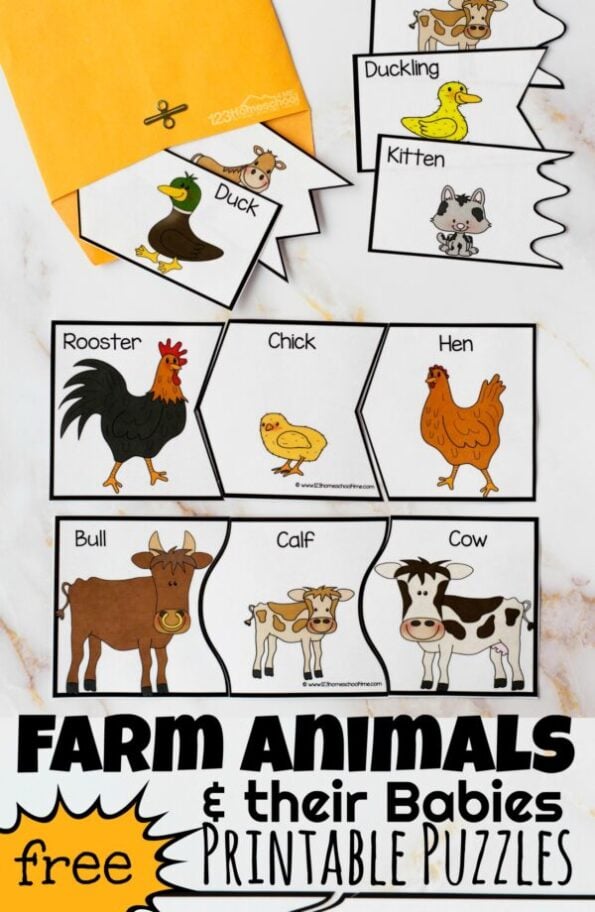 FREE I Spy Farm Animals Printables