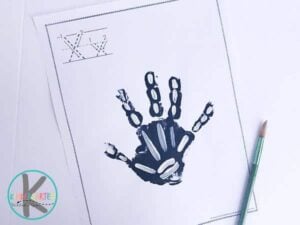 Letter Y Handprint Craft