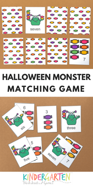 FREE Counting by 4s Monster Clip Cards