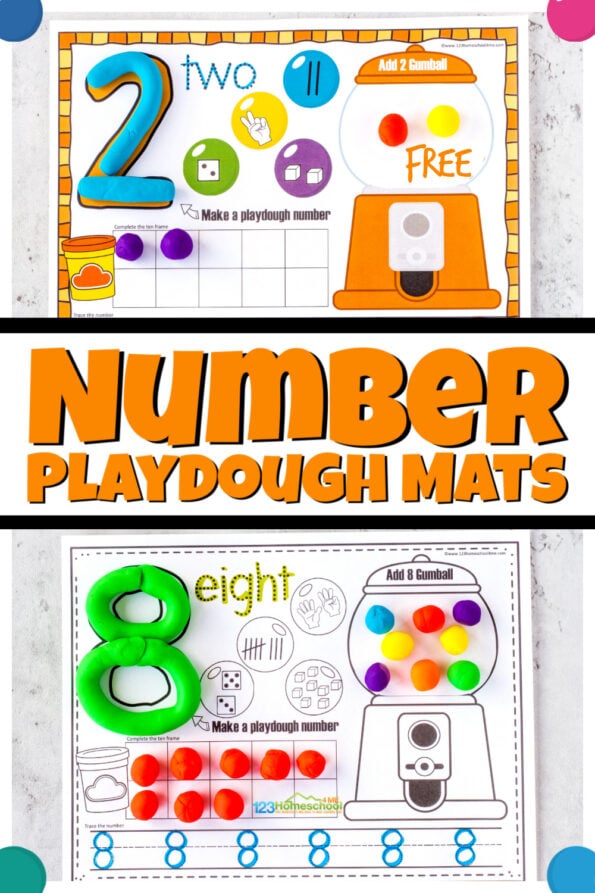 FREE Printable Alphabet Playdough Letter Mats