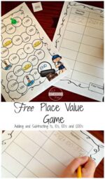 ⛄ FREE Snowman Math Place Value Worksheets