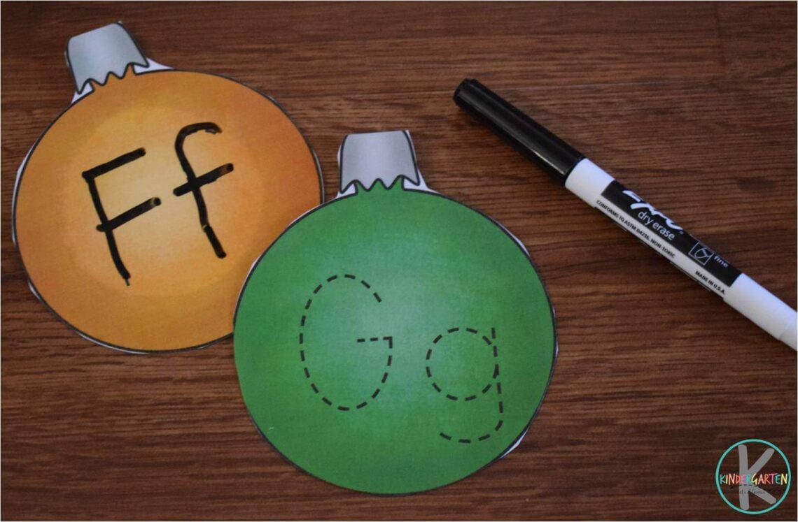 🎄 FREE Christmas Letter Tracing Printable Activity for December