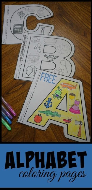 FREE Alphabet Wall Cards