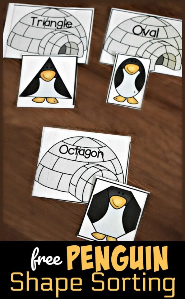 🐧 FREE Penguin Beginning Sounds Picture Matching Activity