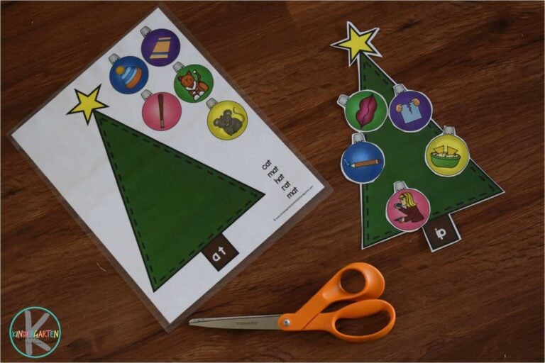 Word Family Christmas Trees