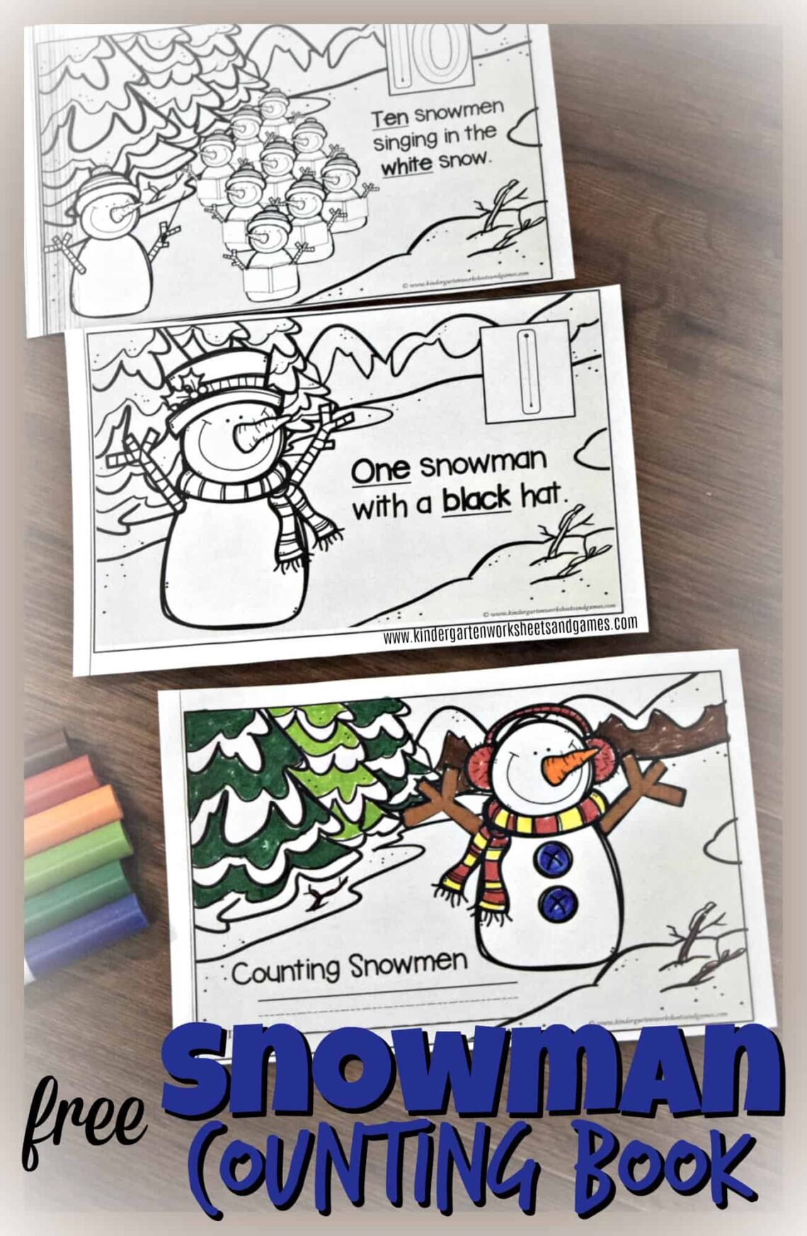 Easy Snowman Paper Craft
