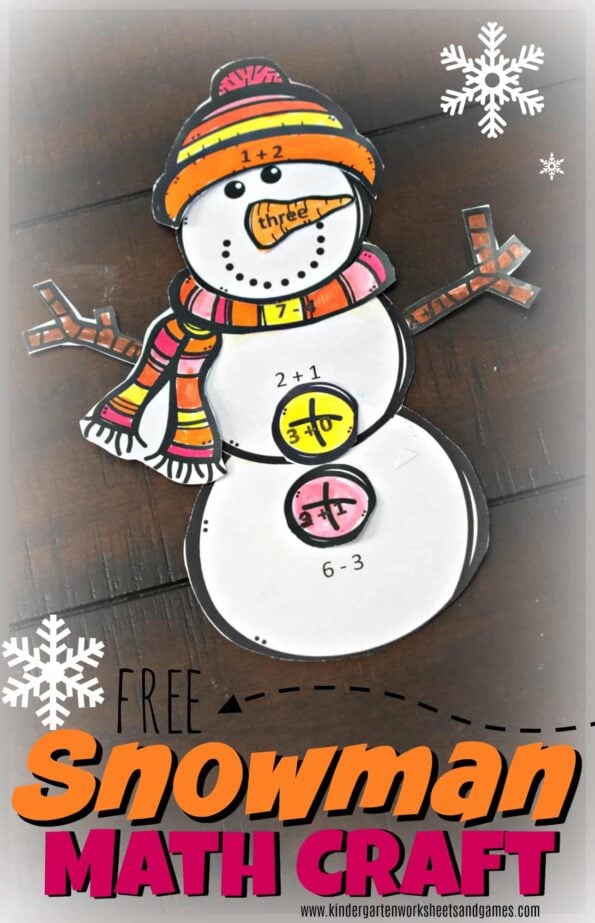 ⛄ FREE Printable Winter Literacy Worksheets for Kindergarten