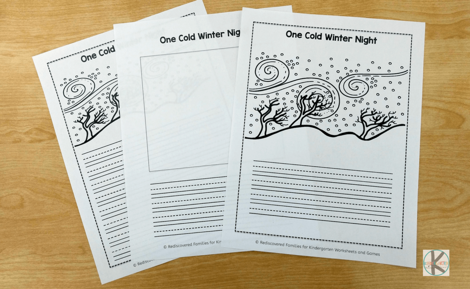 FREE Winter Writing Prompts Kindergarten