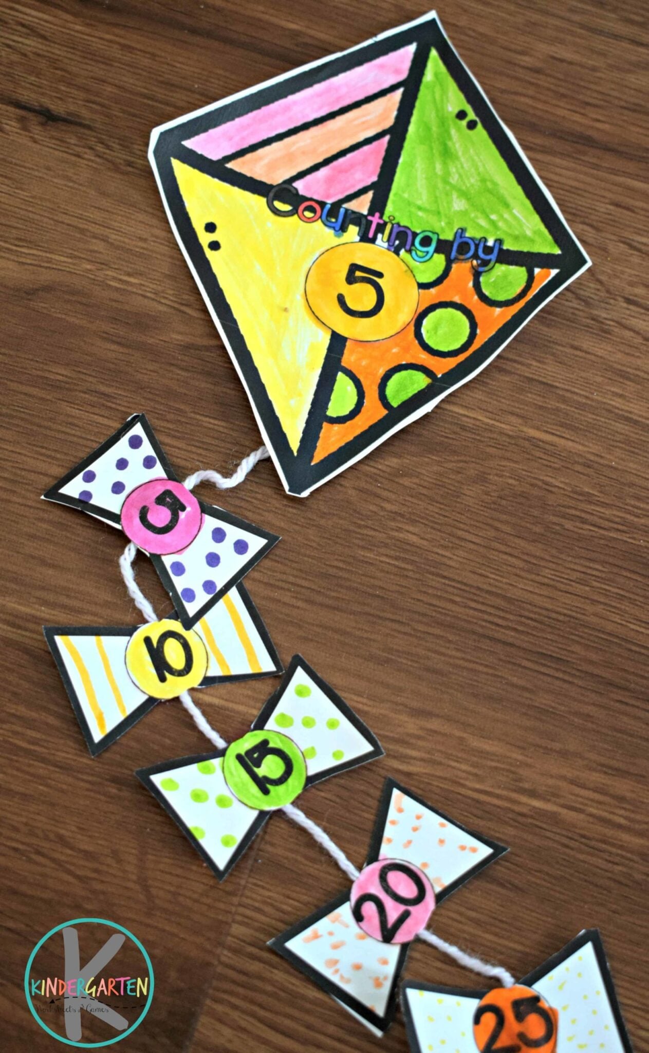 Skip Counting in 2s 3s and 5s: Free Printable Game For Kindergarten