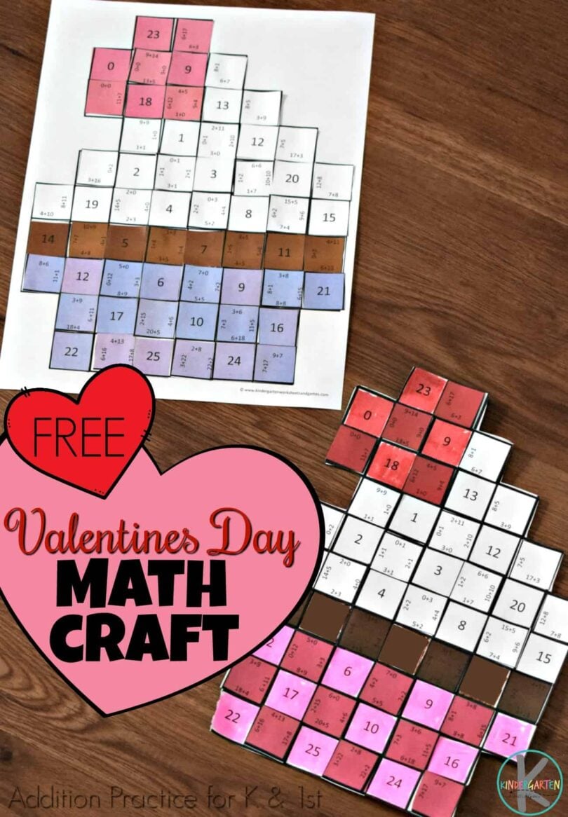 FREE Valentines Day Math Love Monsters Ten Frame Number Game