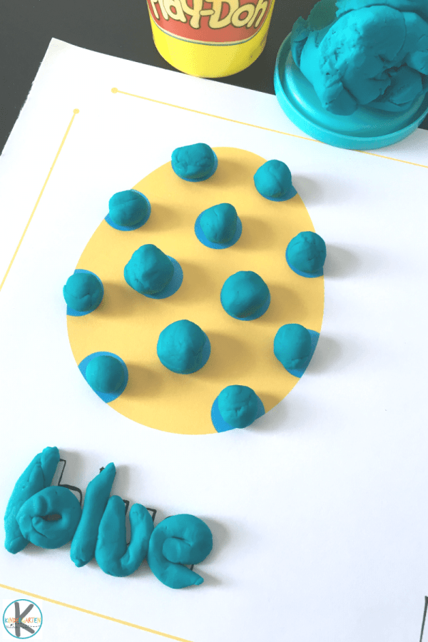 FREE Printable Easter Egg Colors Activity for Kids