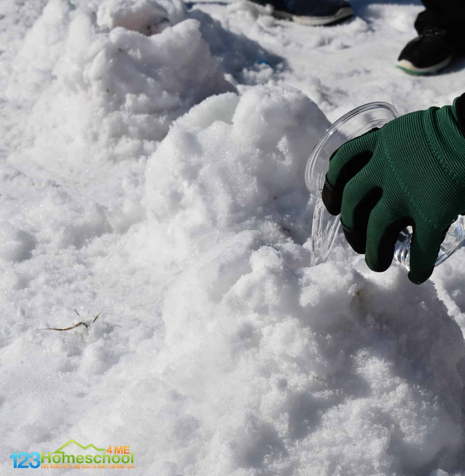 WOW! Snow Volcano Science Experiment
