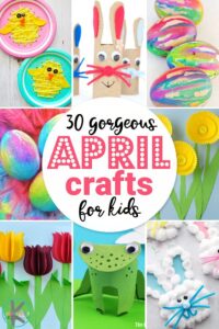 🐥🐸🌷🐇 LOTS of Cute April Spring Crafts for Kids