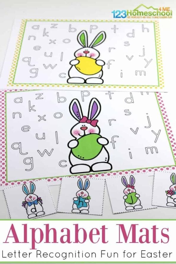 🥕🐰 FREE Word Family Spring Worksheets for Kindergarten