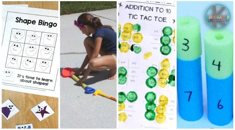 70 FREE Kindergarten Math Games