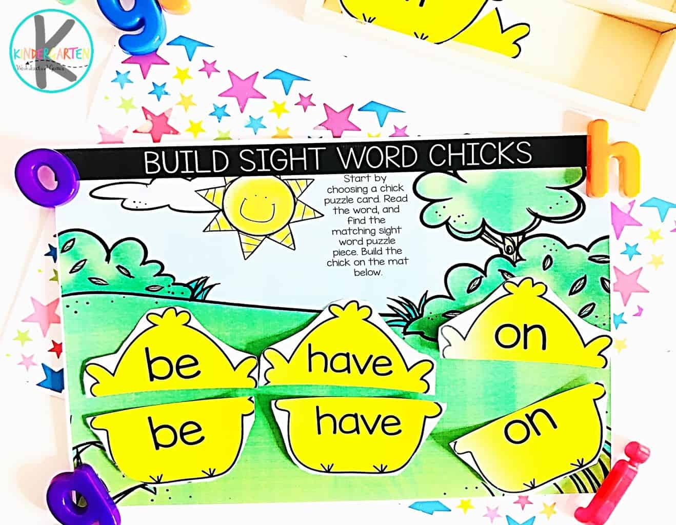 Matching Spring Words