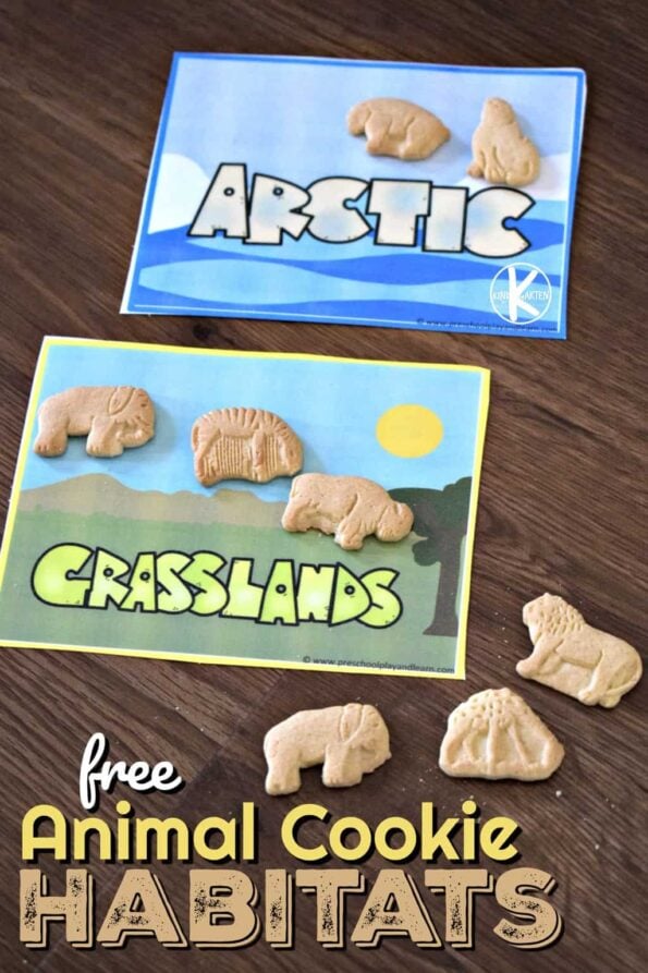 FREE Printable Animal Habitats Activities for Preschool & Kindergarten