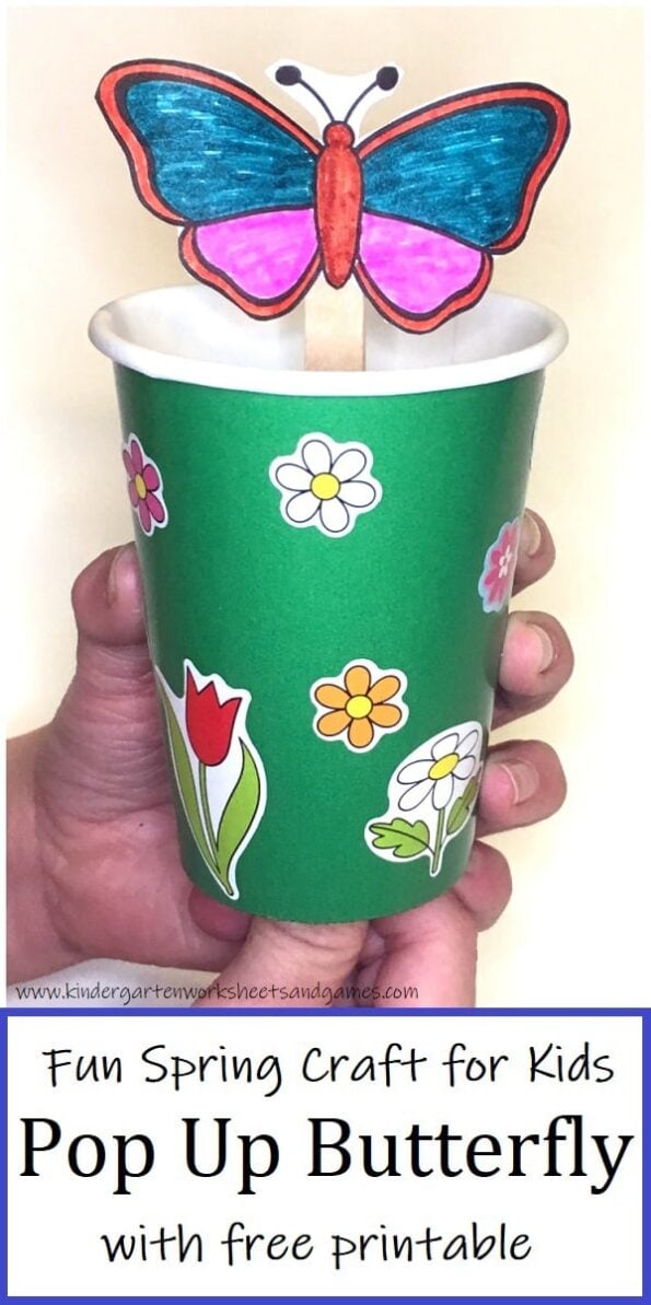 Pop Up Butterfly Craft