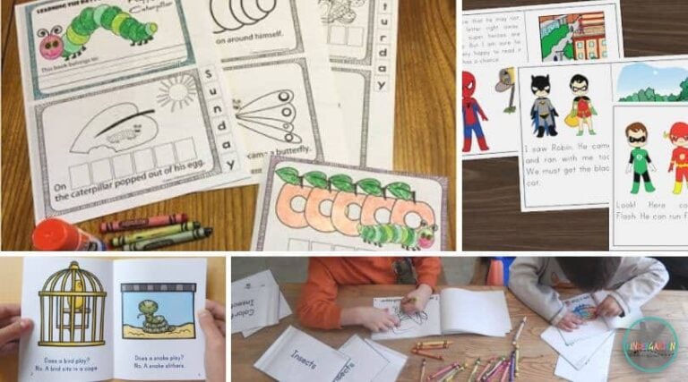 50+ Free Emergent Readers for Kindergarten