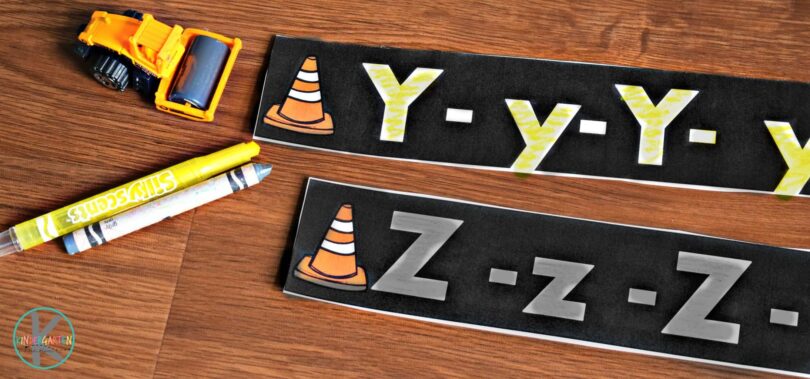 FREE Construction Tracing Letters