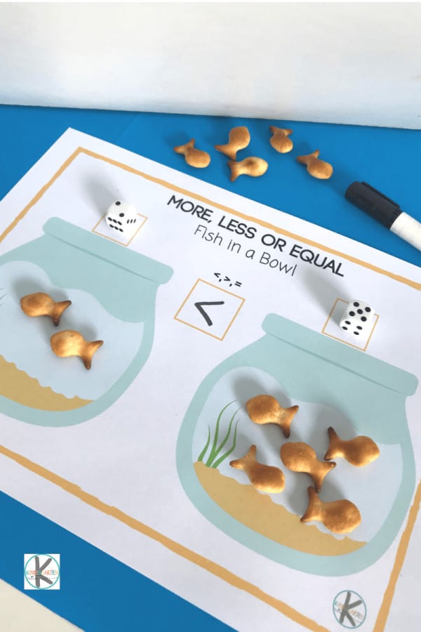 FREE Goldfish Math Activity