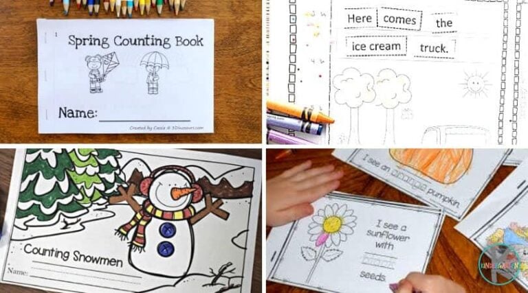 50+ Free Emergent Readers for Kindergarten