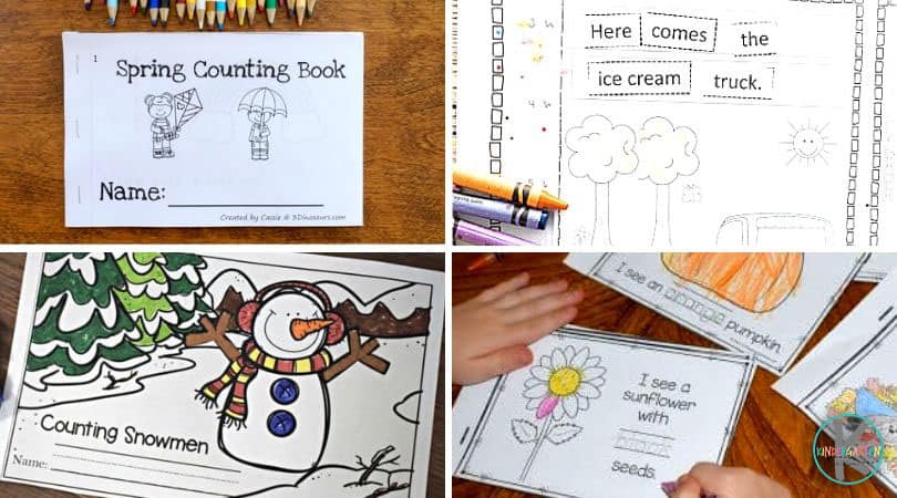 50+ Free Emergent Readers for Kindergarten