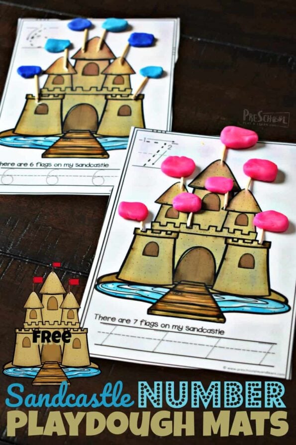 FREE Printable Sandcastle Challenge Cards with Easy-to-Build Ideas and ...
