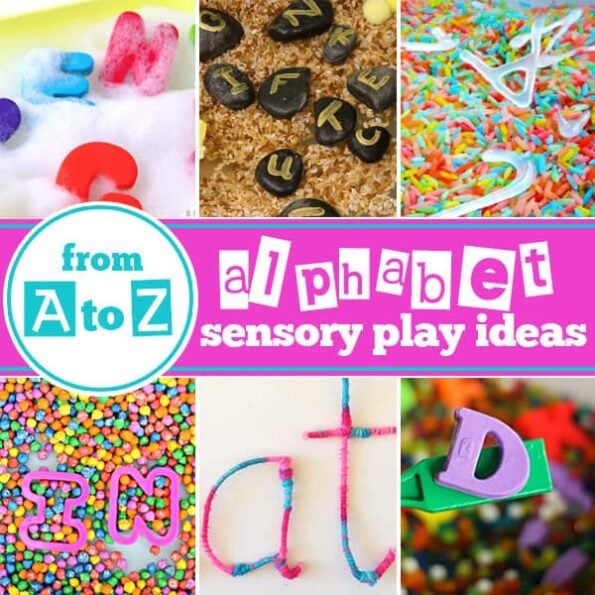 A to Z - Alphabet Sensory Play Acitivities