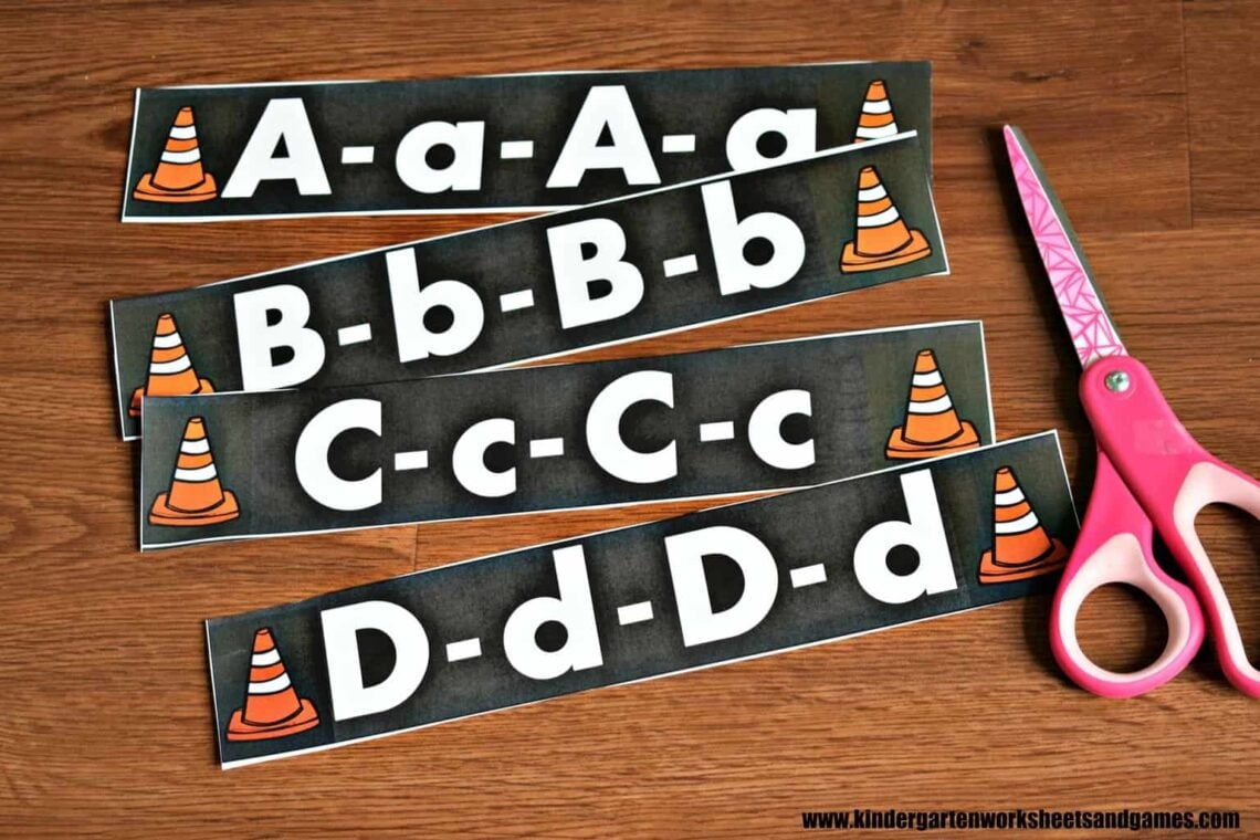 FREE Construction Tracing Letters