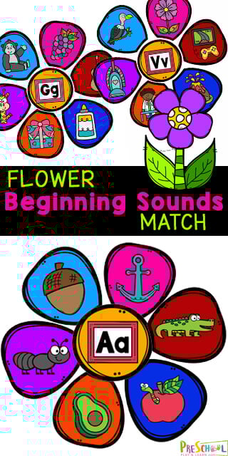 🐠 FREE Printable Fish Beginning Sounds Phonics Kindergarten Activity