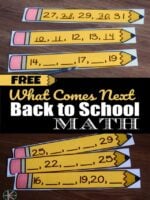 Back to School Copy the Shape Pattern Activity (Free Printable)