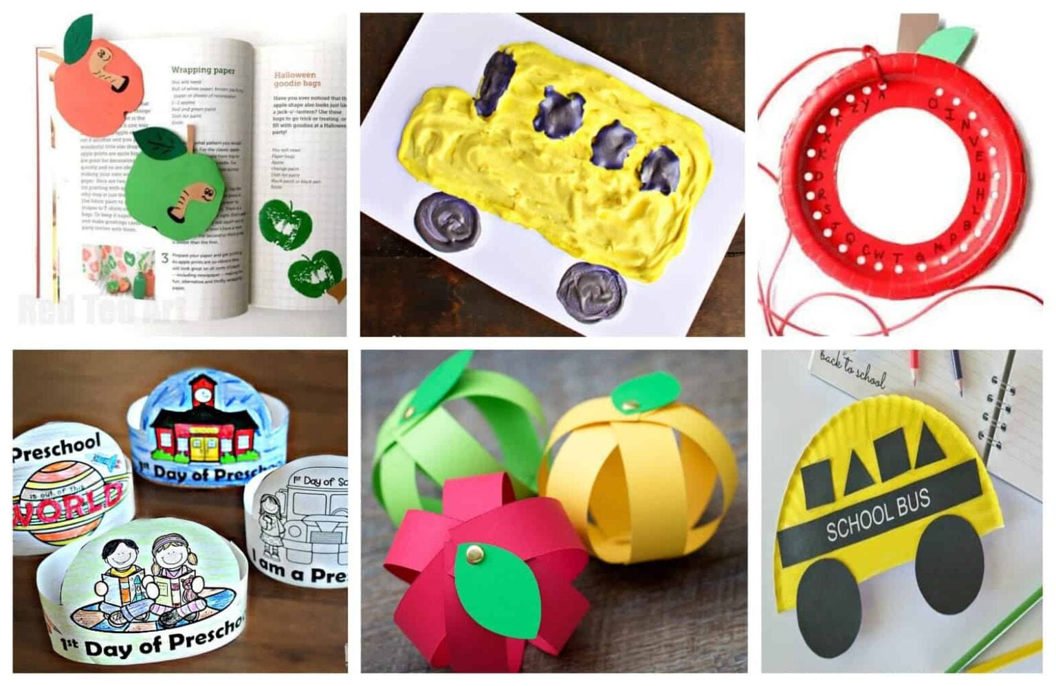 35 Back to School Crafts for Preschoolers and Kindergarten