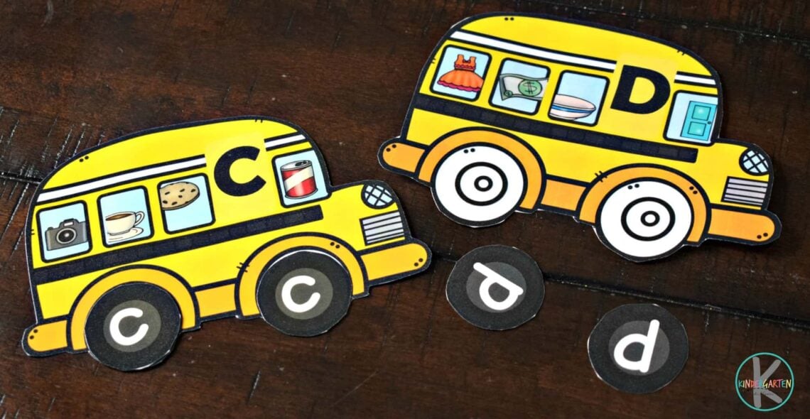 🚍 Learning Alphabet Sounds School Bus Printable