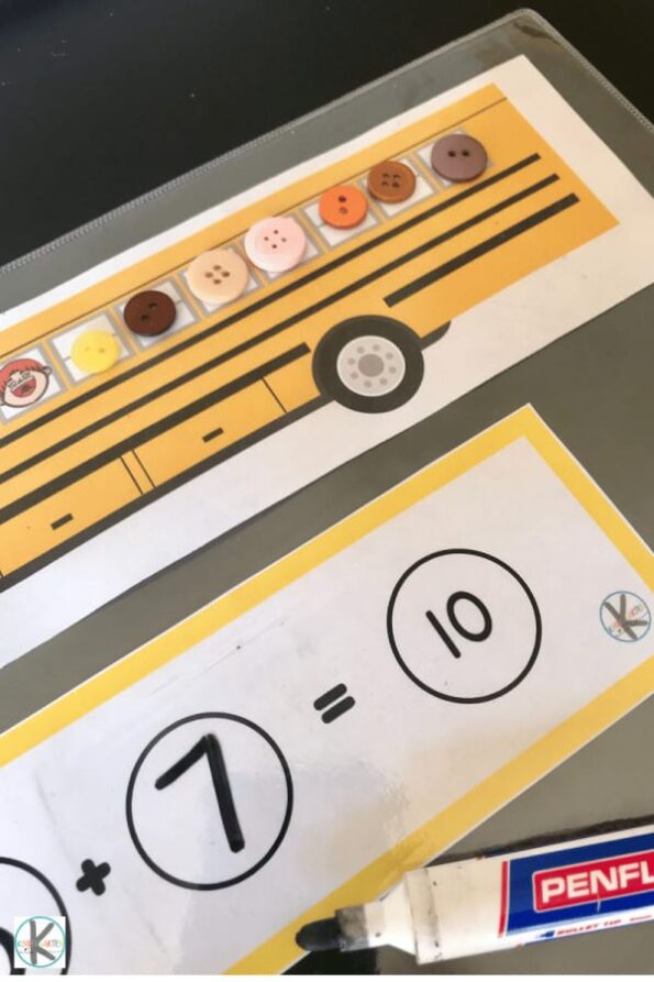 FREE School Bus Games - Counting to 10