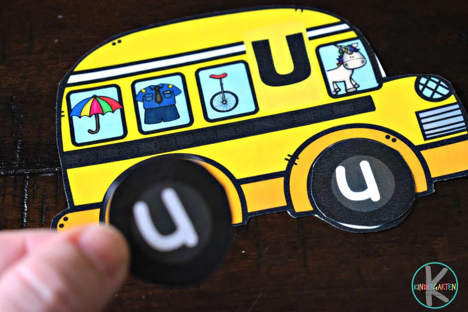 🚍 Learning Alphabet Sounds School Bus Printable