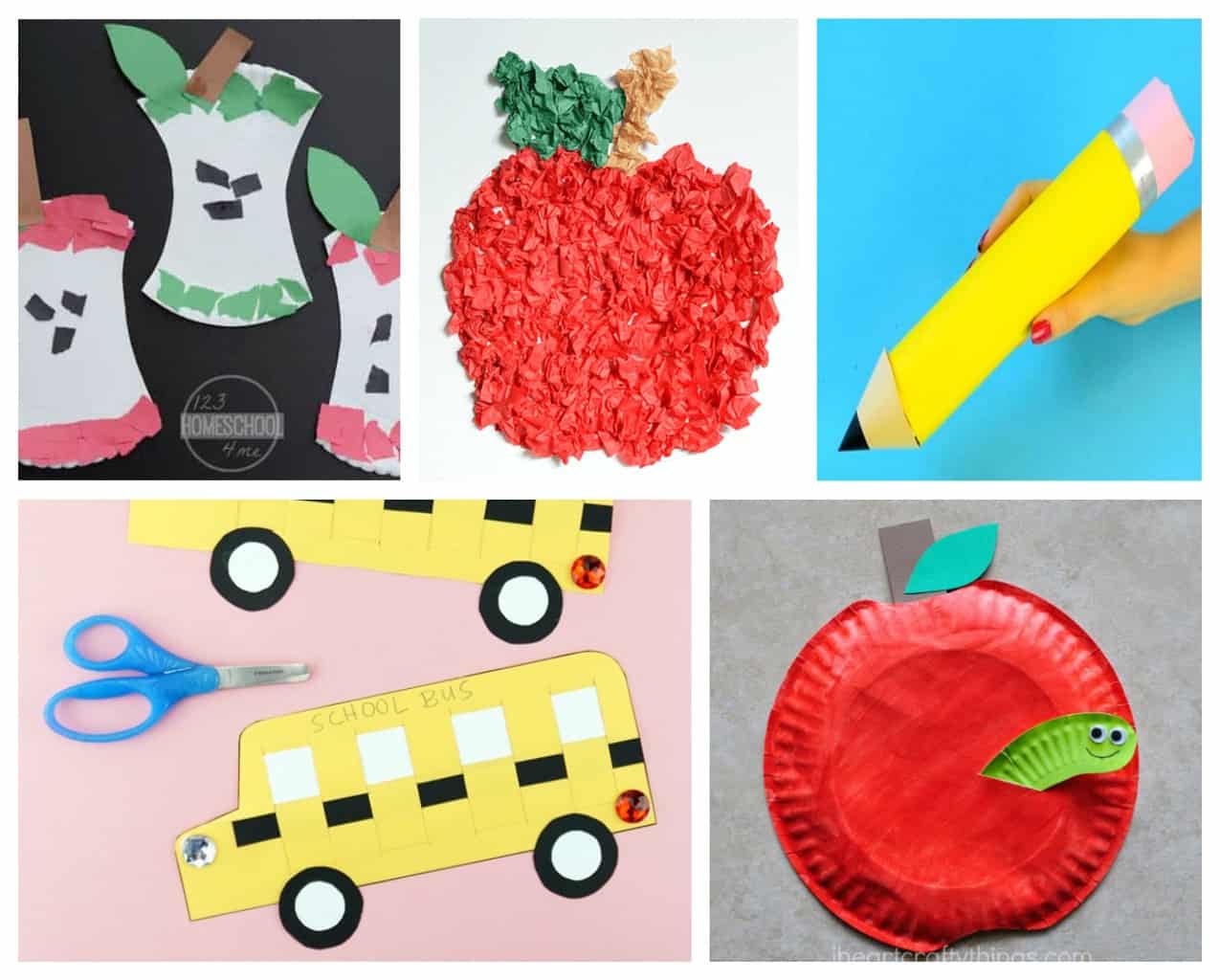 35 Back to School Crafts for Preschoolers and Kindergarten
