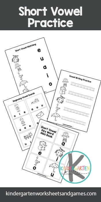 FREE Short Vowel Sounds Worksheets