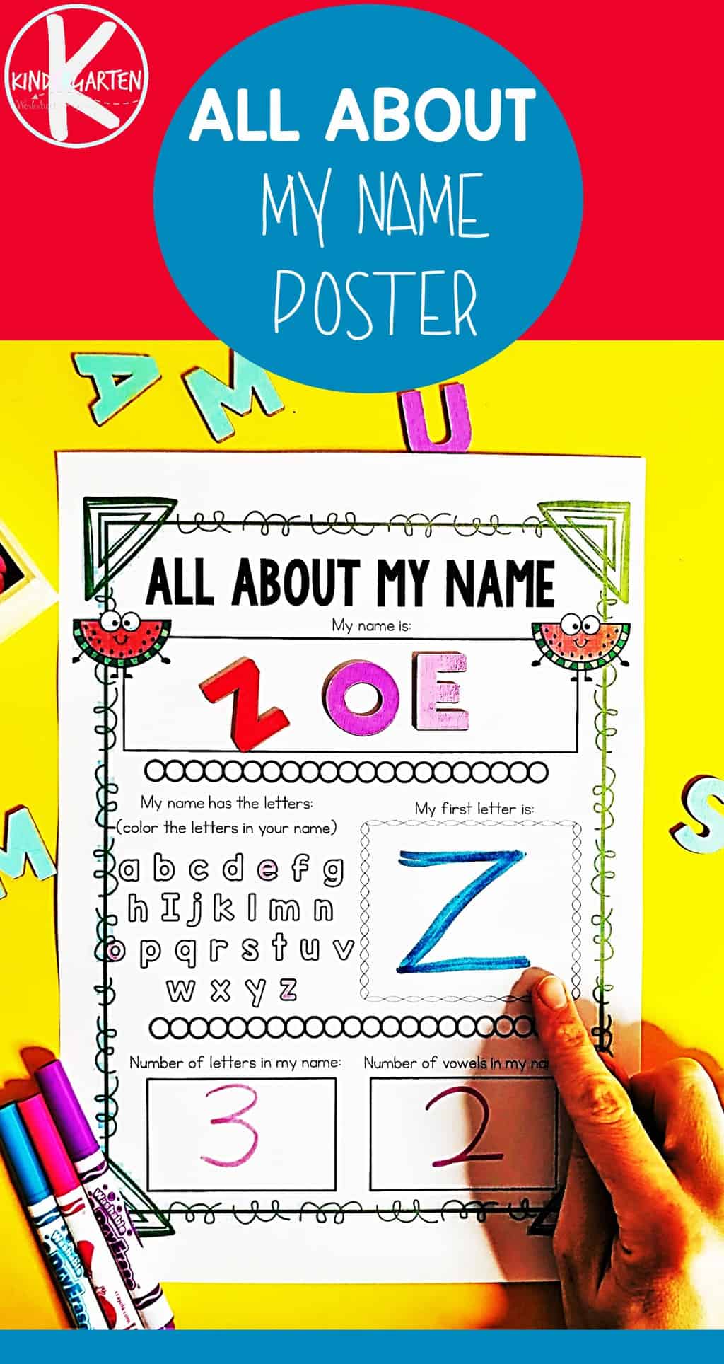 Watermelon All About Me Poster