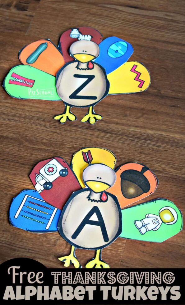 ABC Matching Alphabet Letters with Pictures Worksheets