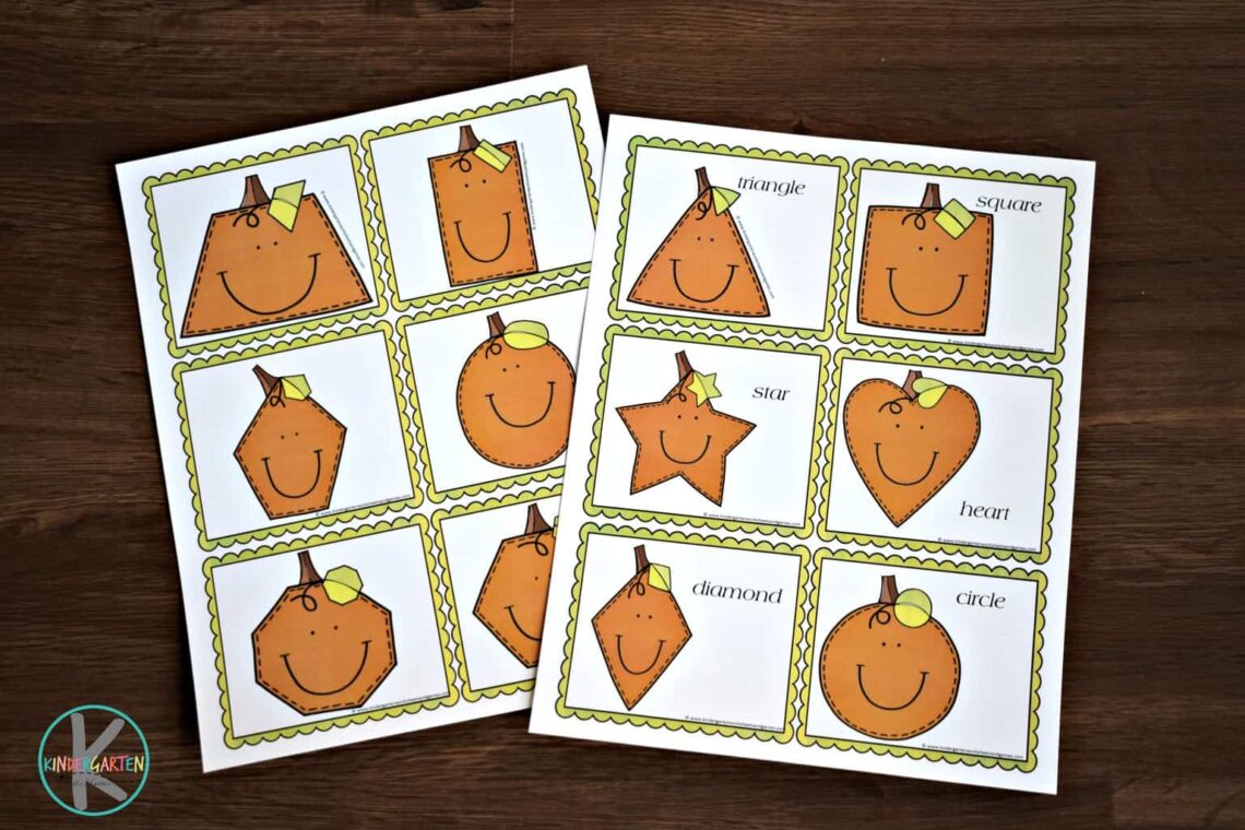 Pumpkin Shape Matching Game