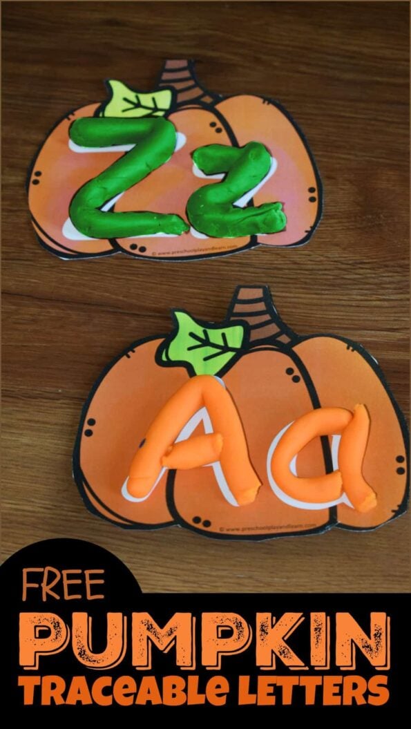 FREE Pumpkin Candy Count and Trace Printable Fall Activity for Kids