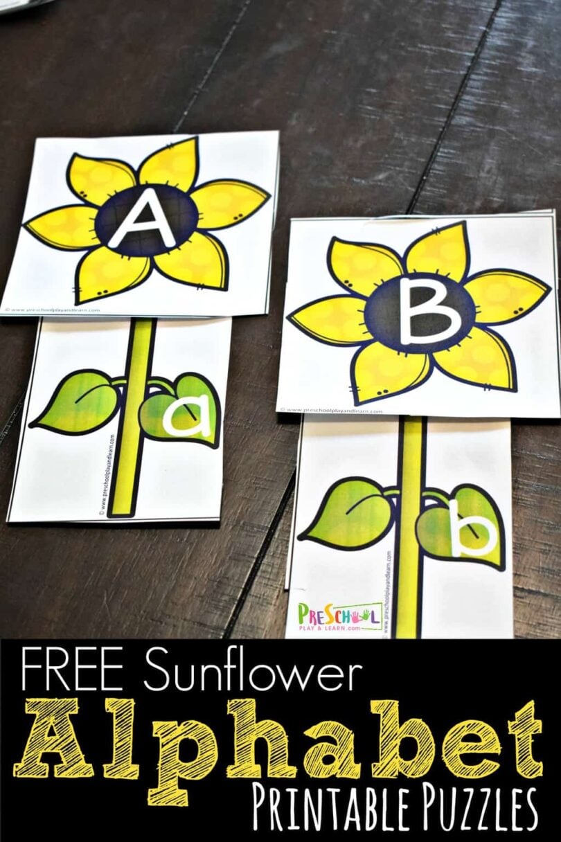 FREE Printable Alphabet Matching Worksheets for Pre-k and Kindergarten