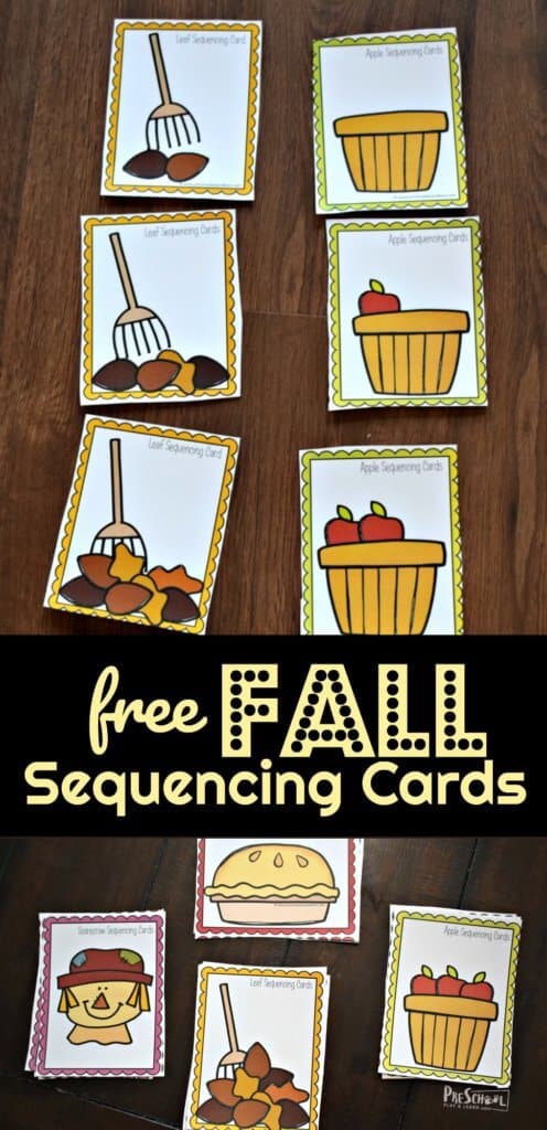 🍁 FREE Fall Sorting Shapes Printable Math Activity for Kindergarten